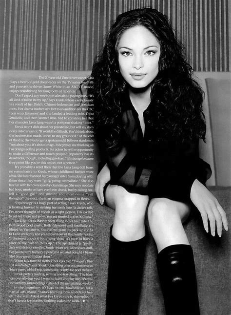 Kristin Kreuk 🇨🇦 2002 Lana Lang Fashion Lana From Smallville Lana