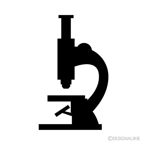 Microscope Solhouette Clip Art Free Png Image｜illustoon