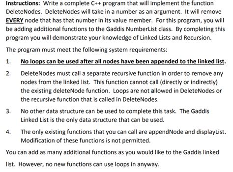 Solved Implementation File For The Numberlist Class
