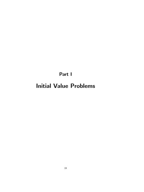 Ivp Notes Pdf Ordinary Differential Equation Mass