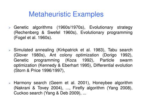 Ppt Lecture 5 Optimization Methods And Heuristic Strategies Powerpoint Presentation Id 5120838