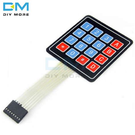 【happy one】 4 matrix array matrix keyboard 16 membrane keypad module