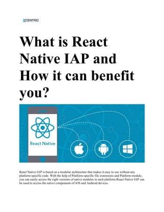 What Is React Native IAP PDF Web Development Internet