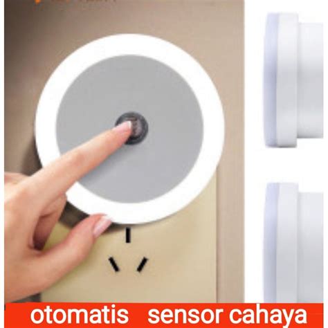 Jual Lampu Led Sensor Cahaya Bulat Mini Lamp Night Led Bulat Otomatis