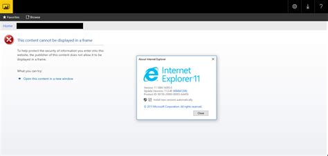 ie and edge report error this content cannot be d microsoft