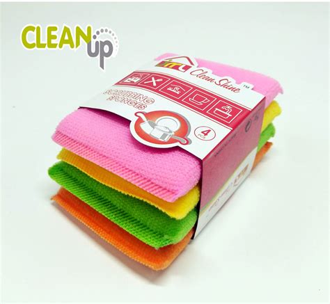 Cleaning Scrubber Sponge Foam Scourer For Kitchen Dish Brush And Home