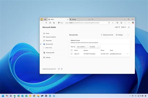 How To Configure Personal Info Saved On Microsoft Edge Windows Central