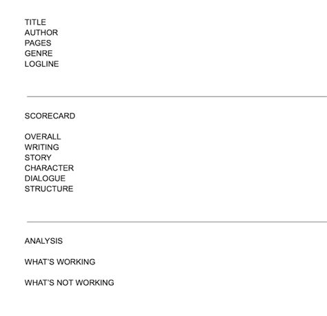 Provide Industry Level Script Coverage For Your Screenplay By Man