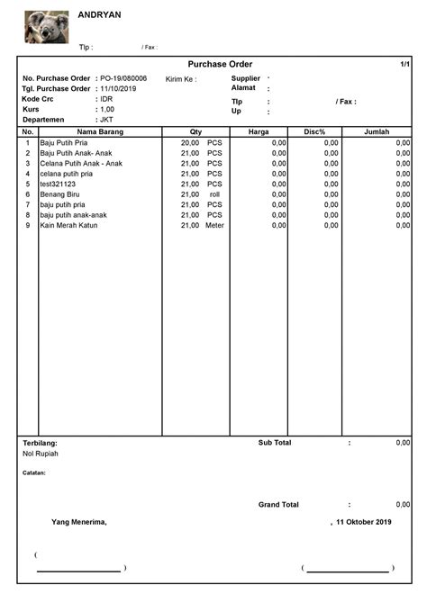 Perbedaan Purchase Order Po Dan Purchase Quotation Pq Maserp