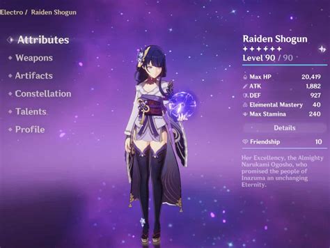 Genshin Impact Raiden Shogun