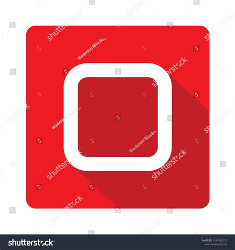 Empty Checkbox Red Vector Icon Illustration Stock Vector Royalty Free Empty Checkbox Red Vector Icon Illustration Stock Vector Royalty Free