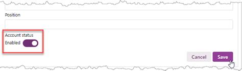 Disable Or Enable A Member