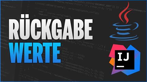 Rückgabewerte Java Programmieren Lernen YouTube