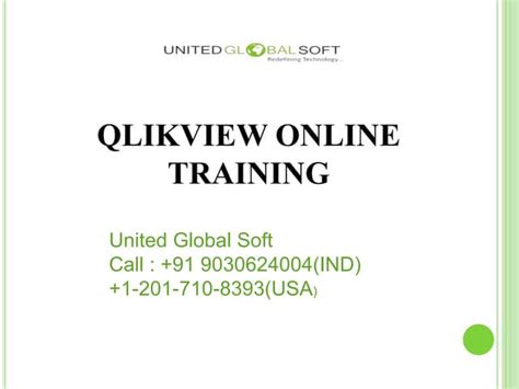 Qlikview Online Training In Hyderabad Ppt