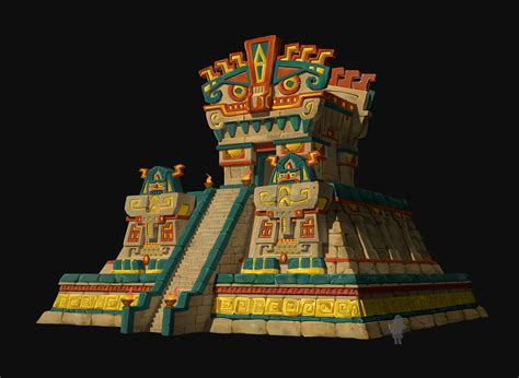 Maya House Aztec Temple Design Aztec Architecture Art Buildings