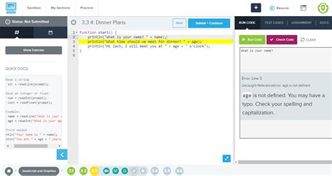 Project Need Help Codehs