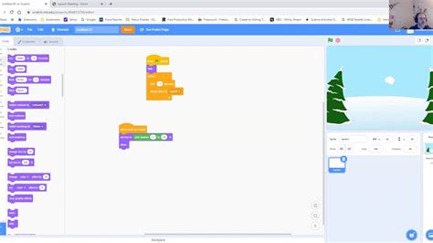 How To Make Snow Fall In Scratch Youtube