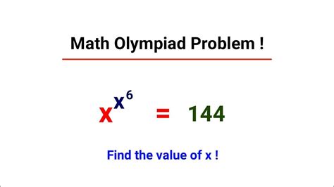 Exponential Math Olympiad Problem Imo Youtube