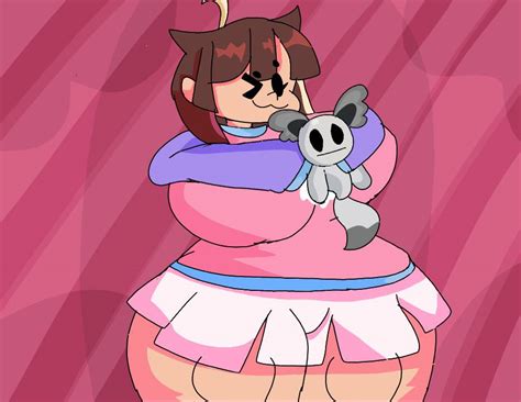 Thicc Qt Holding Lucky Friday Night Funkin Thicc By Blueytheplantlizard On Deviantart