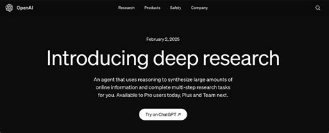 Openai 웹 검색 및 여러 단계의 연구 수행 후 보고서를 생성하는 Deep Research 공개 읽을거리and정보공유 파이토치 한국 사용자 모임