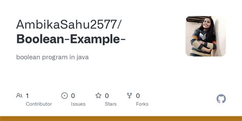 Github Ambikasahu2577boolean Example Boolean Program In Java
