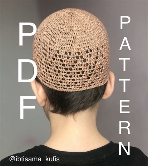 Crochet Kufi Hat Unisex Pdf Pattern Inspire Uplift