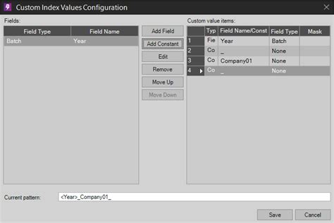 Indexing Batch Fields Psigen Support Portal