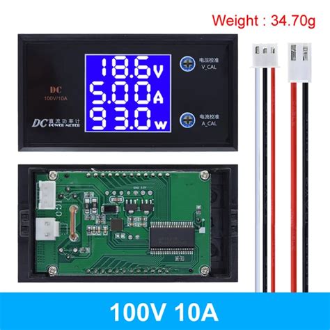 Lcd Digital Voltmeter Ammeter Wattmeter Voltage Current Power Meter Volt Detector Tester Monitor
