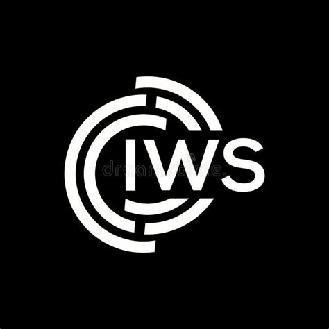 Iws Letter Logo Design Iws Monogram Initials Letter Logo Concept Stock Vector Illustration Of