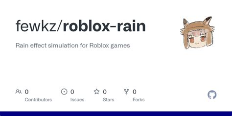 Github Fewkzroblox Rain Rain Effect Simulation For Roblox Games