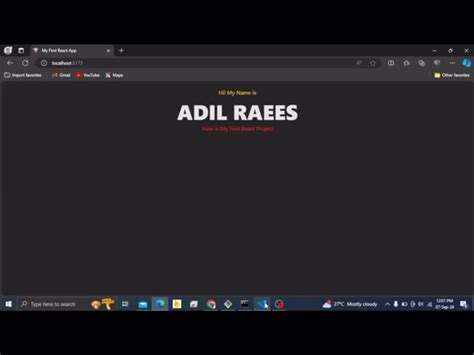 Adil Raees On Linkedin Reactjs Tailwindcss Webdevelopment