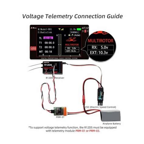 Radiolink Prm 01 Voltage Telemetry Module Prm 01 Airplane Battery
