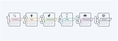 Infographic Timeline Template Royalty Free Vector Image