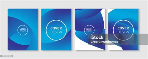 최소한의 벡터 커버 디자인파란색에서 추상 액체 3 차원 곡선 라인편집 가능한 Blob 전단지 서식 파일 벡터 배경 0명에 대한 스톡 벡터 아트 및 기타 이미지 Istock