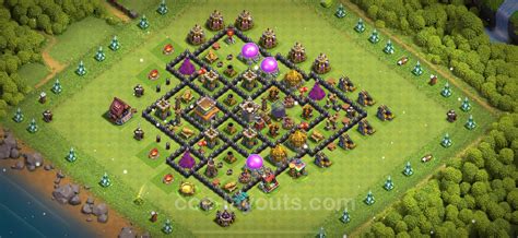Base Th8 With Link Hybrid Max Levels 2024 Town Hall Level 8 Base