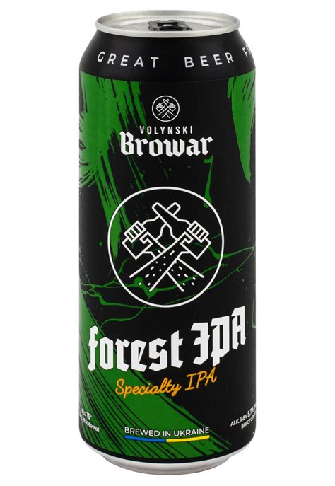 Купить Пиво Forest Ipa светлое н/ф 5,7% ж/б 0.5 л онлайн в Украине по ...