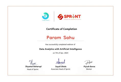 👋hello Everyone Excited To Share That I Have Attended And Completed The Webinar On Data