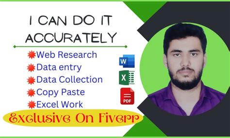 do perfect data entry web research and typing for you by juelrana10