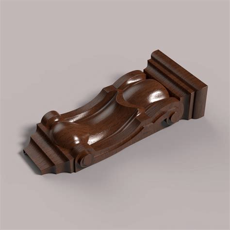 3d Carved Corbel Cnc Turbosquid 1451824