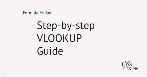 How To Hlookup Excel And Me