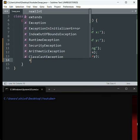 Java Program For Swapping Two Numbers Swapping Two Numbers Using Java