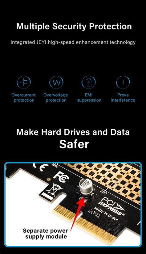 Zoerax Nvme Pro Adapter M Nvme Pro Ssd To Pcie Adapter Card Pcie Video Cards For Pc Sound