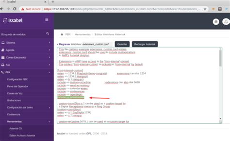 asterisk rest interface ari en issabel juan oliva