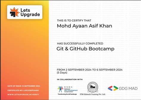 Learned Git And Github With Letsupgrade Bootcamp Ayaan Khan Posted On