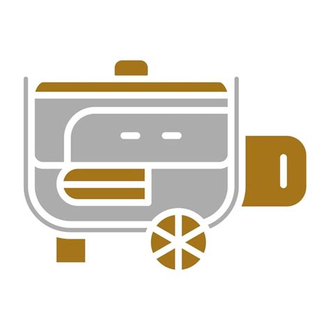 Premium Vector Electric Generator Icon Style