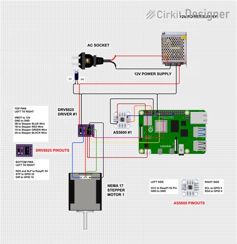 how to use nema 6 stepper motor pinouts specs and examples cirkit