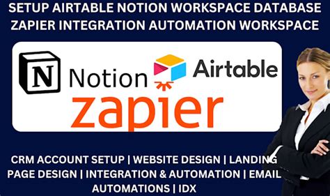 Setup Airtable Notion Workspace Database Zapier Integration Automation