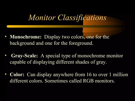 Lcd Monitors Ppt