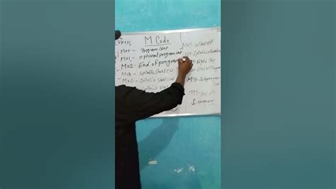 M Code Cnc Programing M Code Jane Cncmills Cncproject Mcode Cnctechnology Youtube