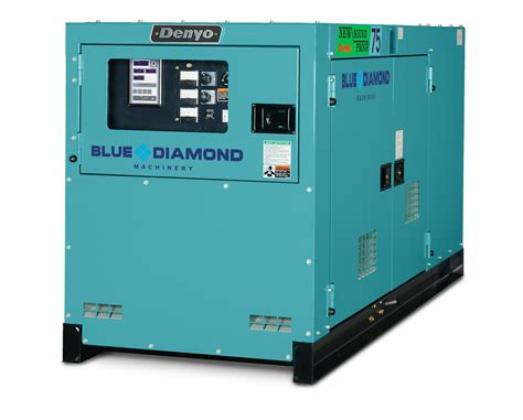 75kva Denyo Diesel Generator 3 Phase Bluedm